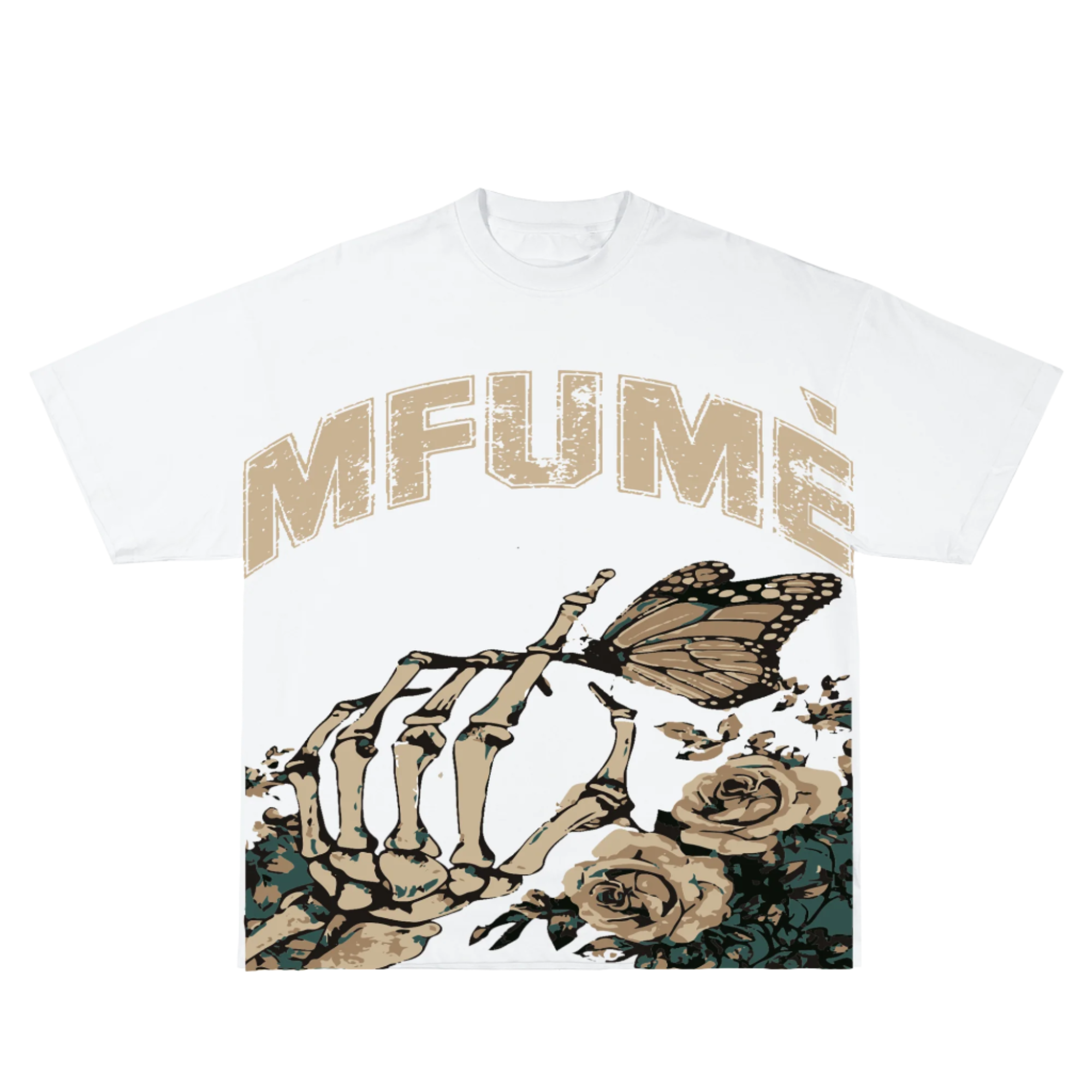 White Mfume "Life Tee" – MFUMEApparel